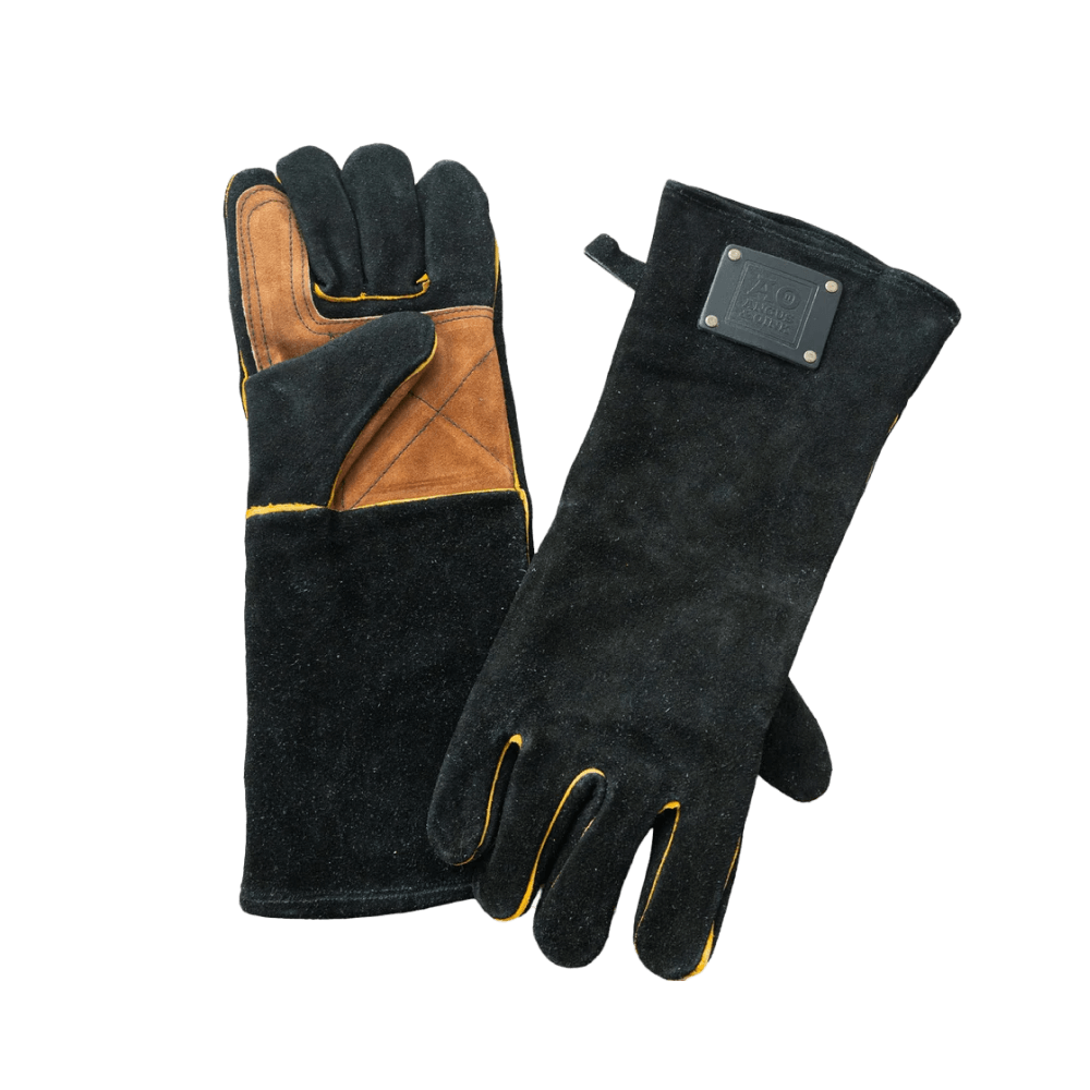 A&O Suede Gauntlet Gloves | Tan/Black | Angus & Oink