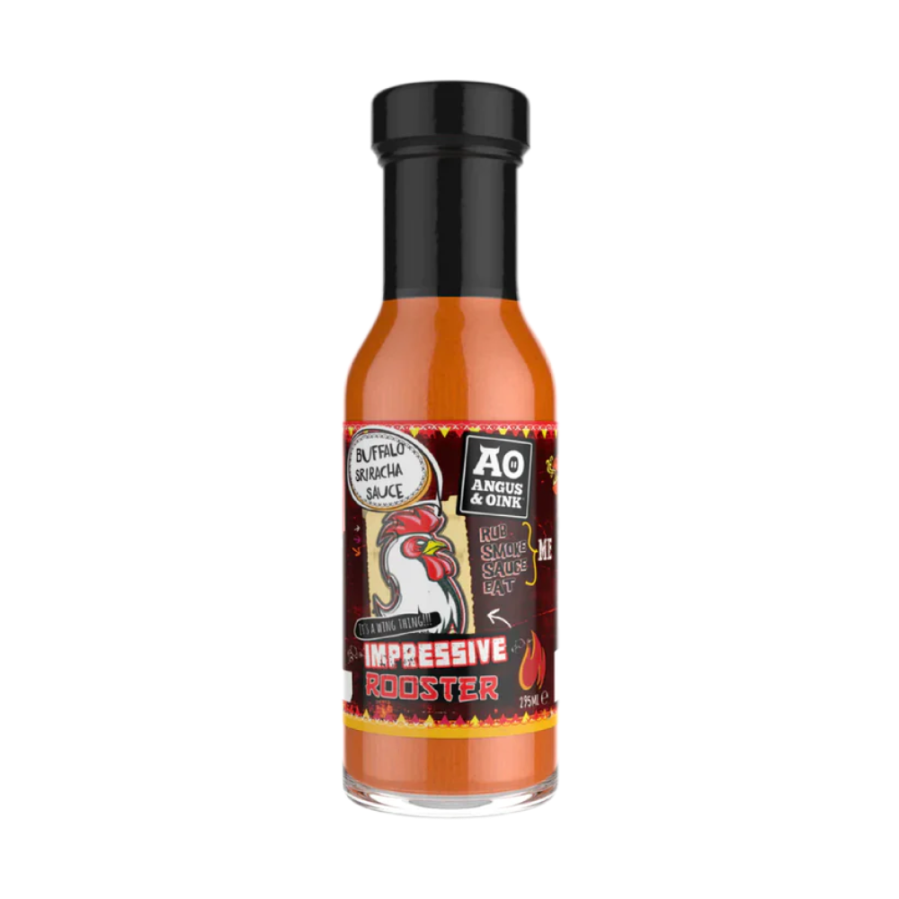 Impressive Rooster - Buffalo Sriracha Hot Sauce | Angus & Oink